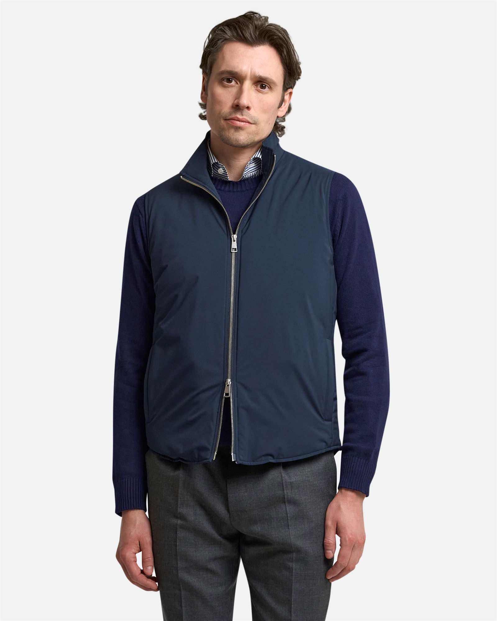 EBITDA Tech Vest Navy - Jackets - Cavour