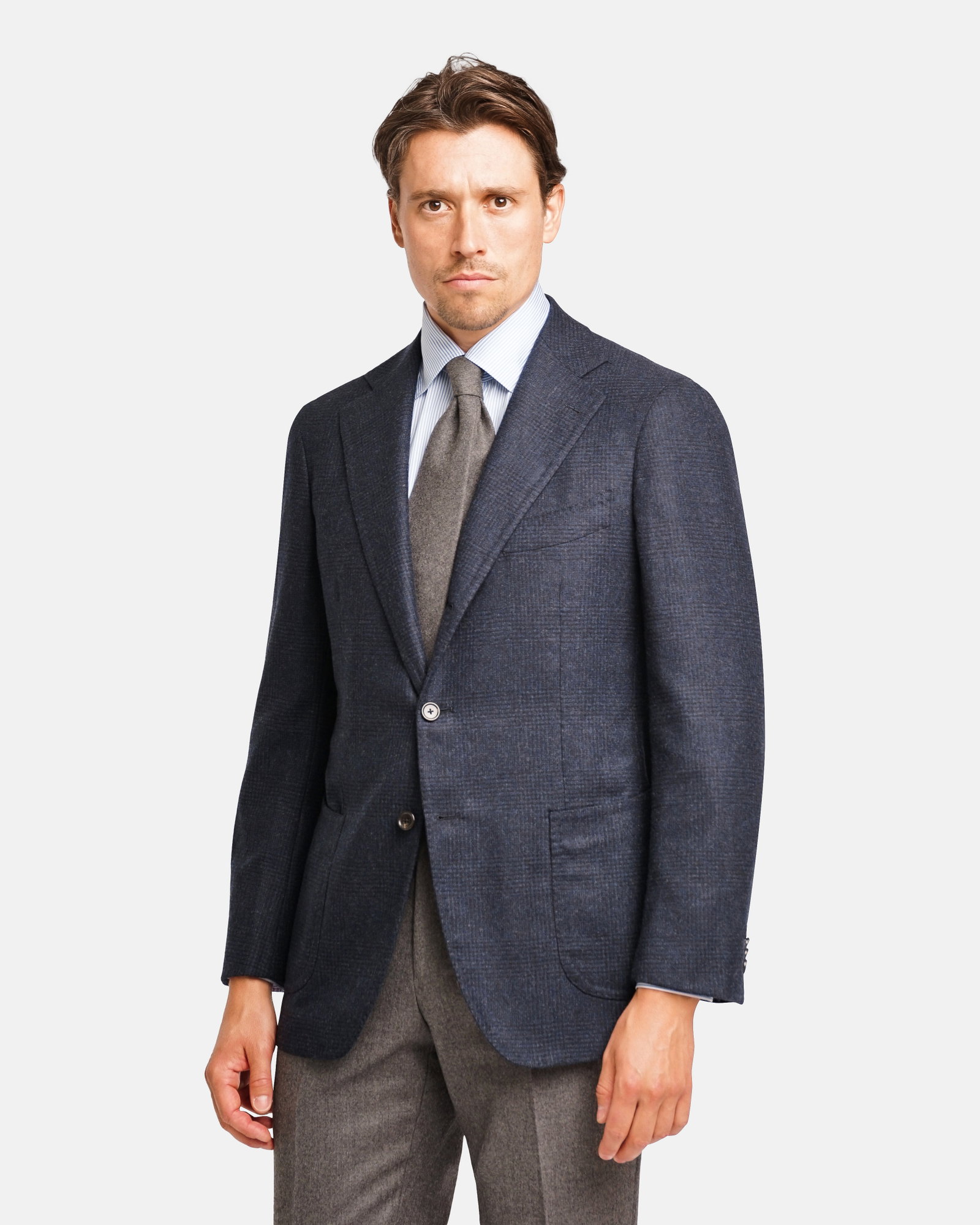 Mod 2 - Luxury PoW Jacket Navy - Blazers - Cavour