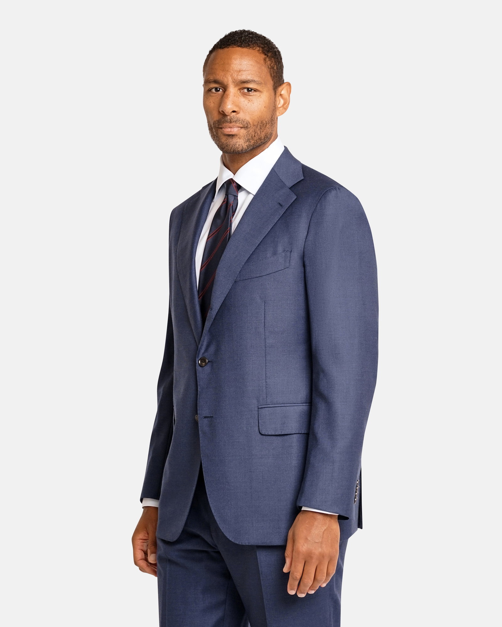 Mod 2 - Airforce Blue Hightwist Suit Blue - Suits - Cavour