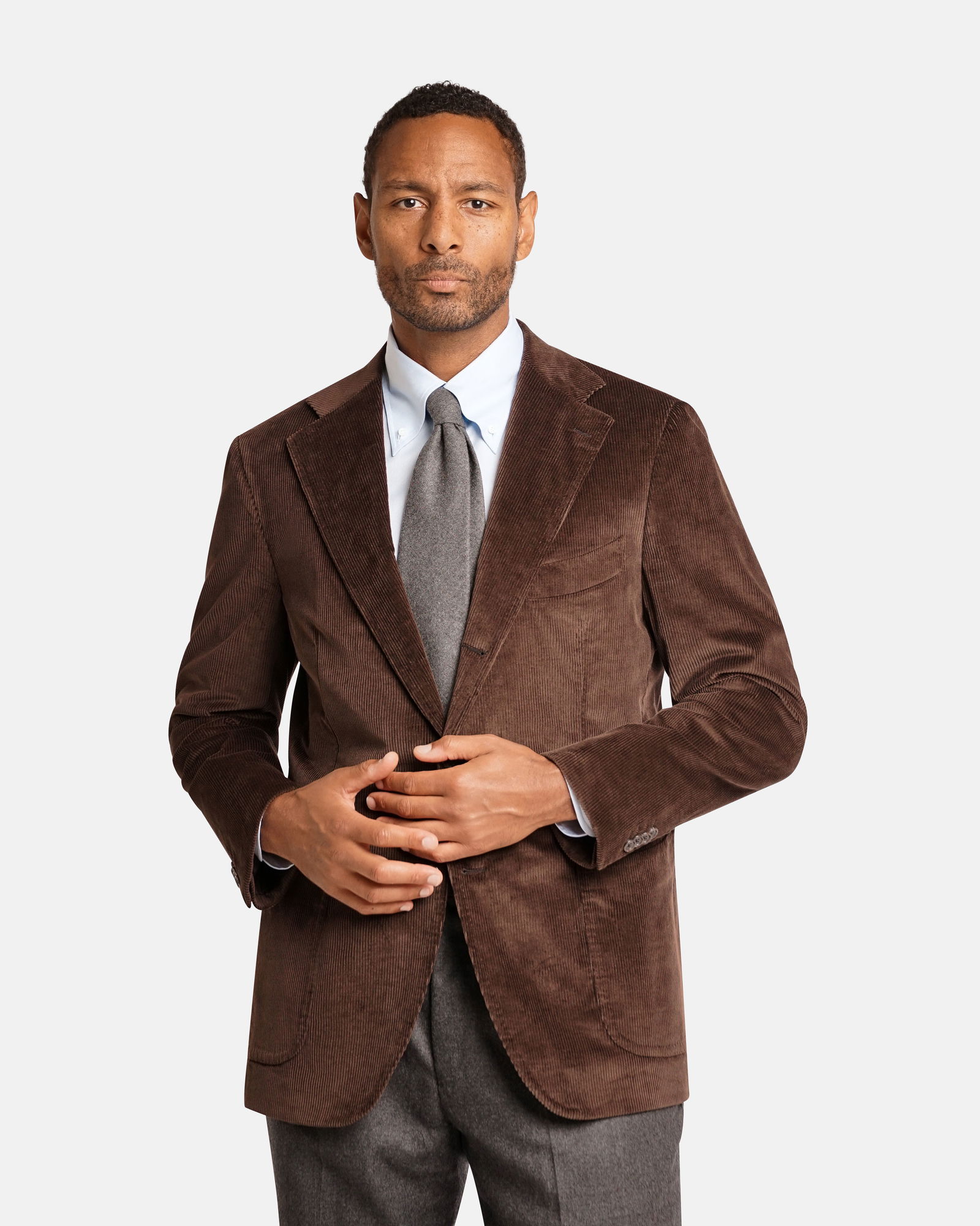 Mod 2 - Corduroy Jacket Brown - Blazers - Cavour