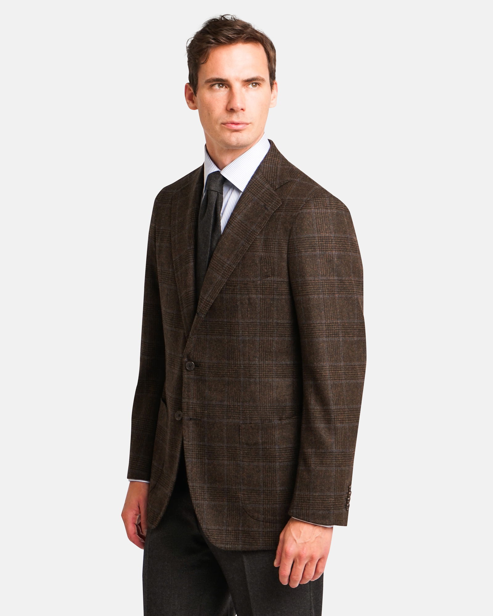 Mod 2 - Luxury PoW Jacket Brown - Blazers - Cavour