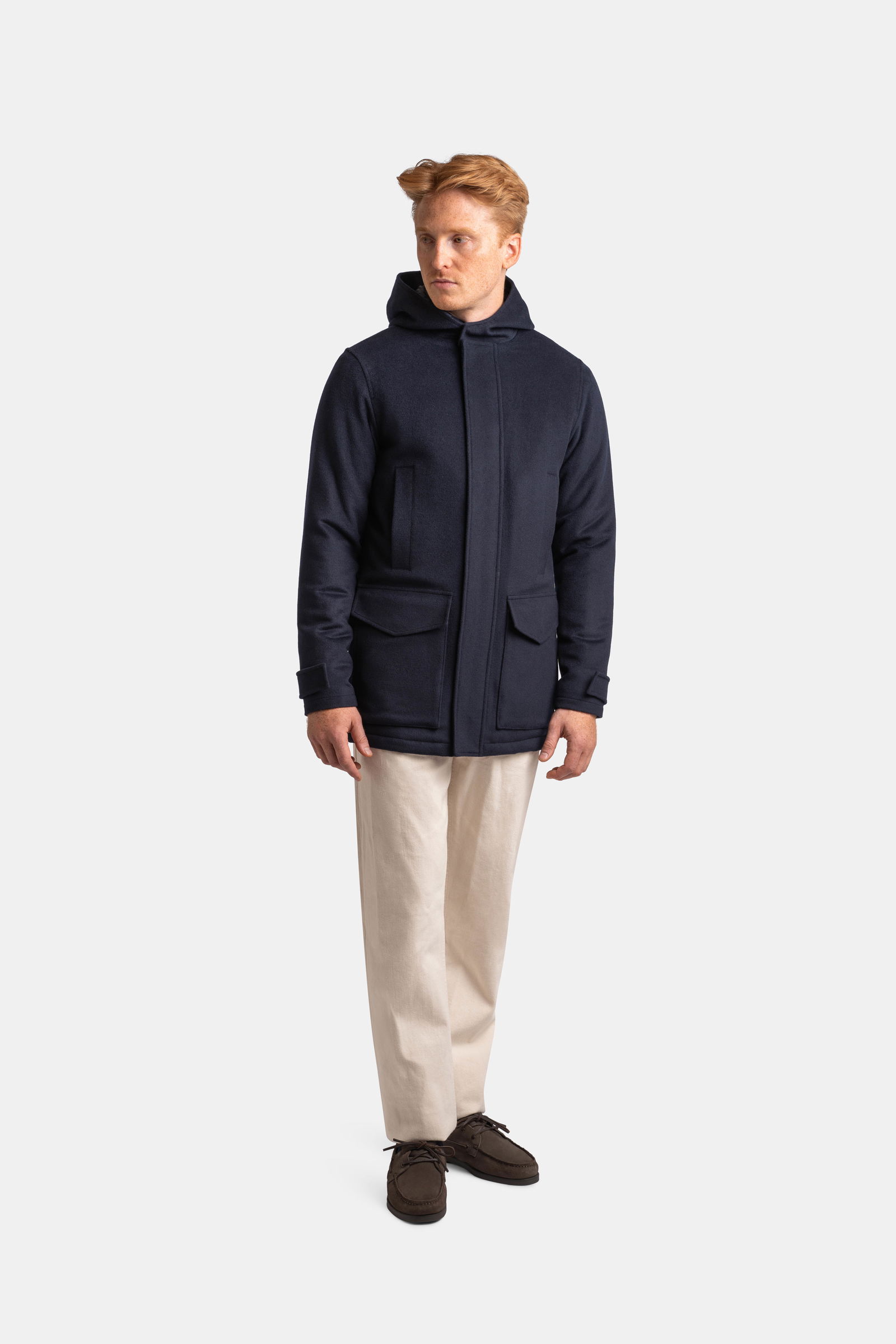 Exclusive Hood Parka Navy - Coats - Cavour