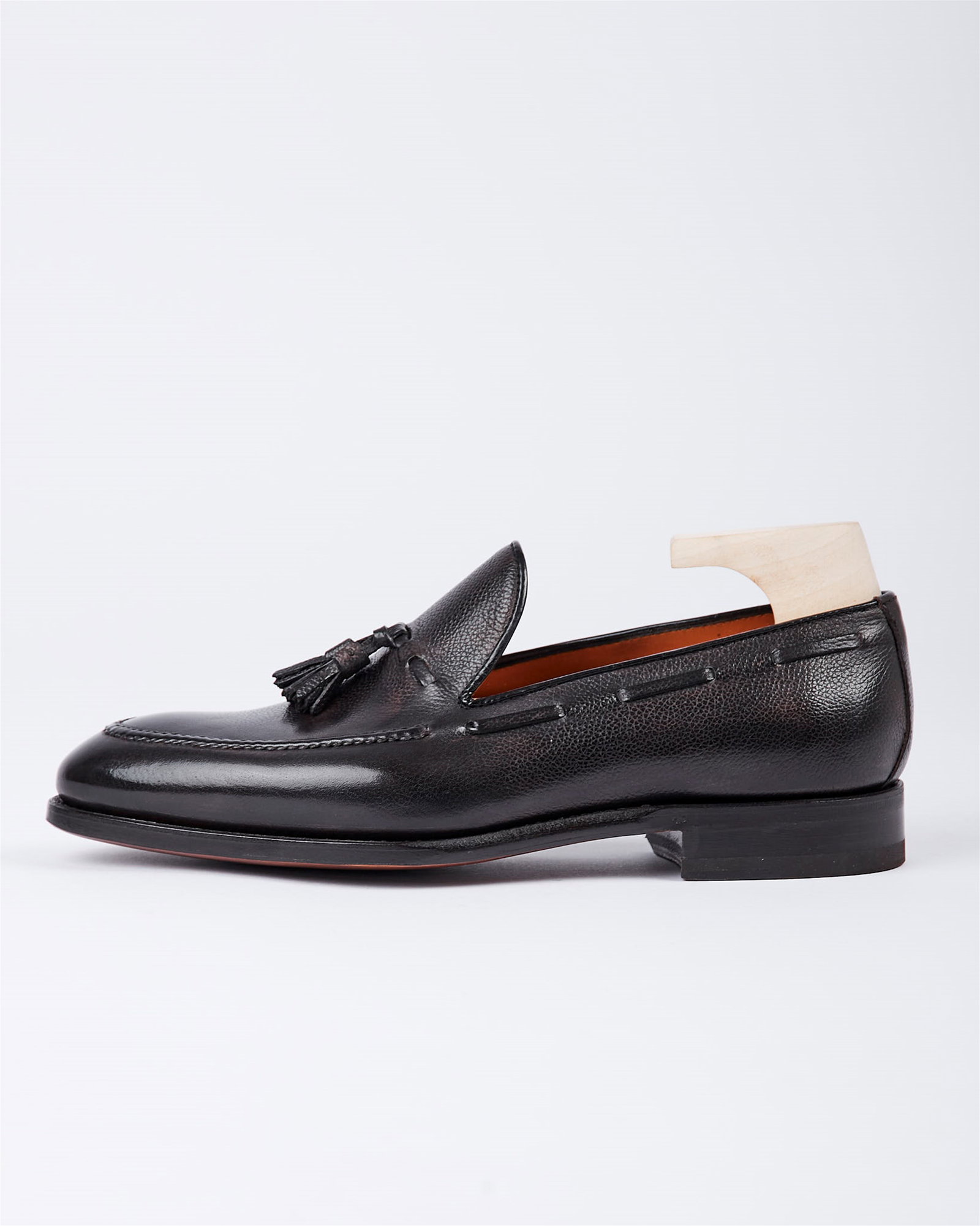 Conte Max Vintage Calf Dark Brown - Loafers - Cavour