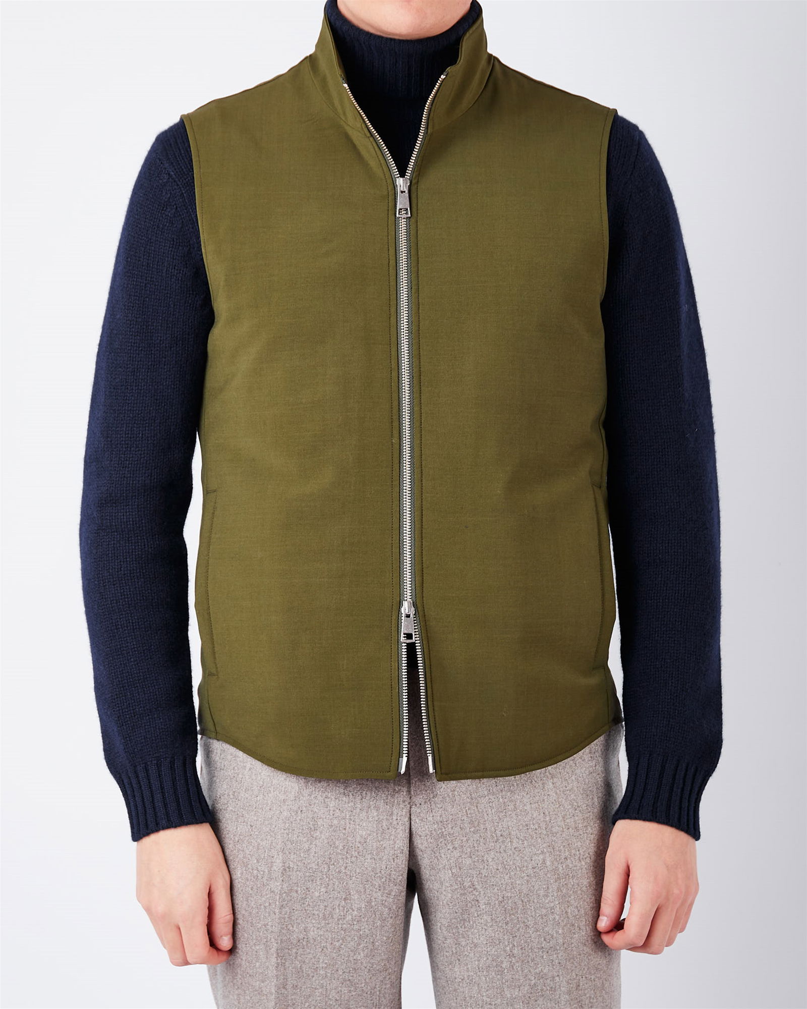 EBITDA Technical Vest Olive - Coats - Cavour