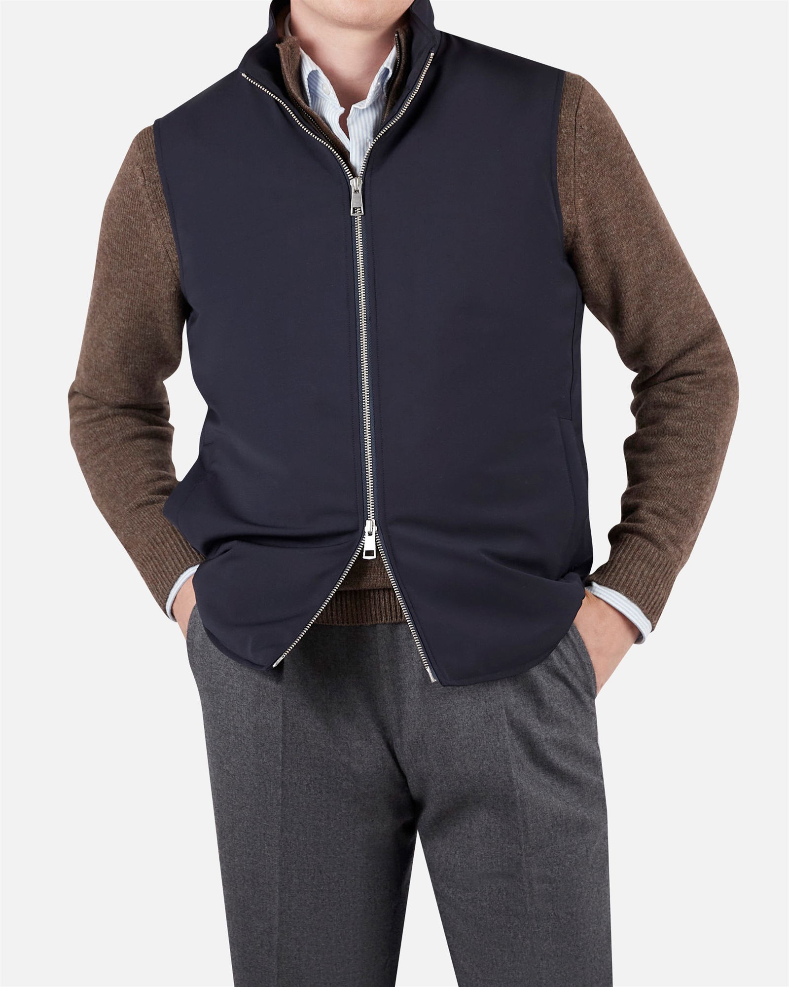 EBITDA Technical Vest Navy - Jackets - Cavour