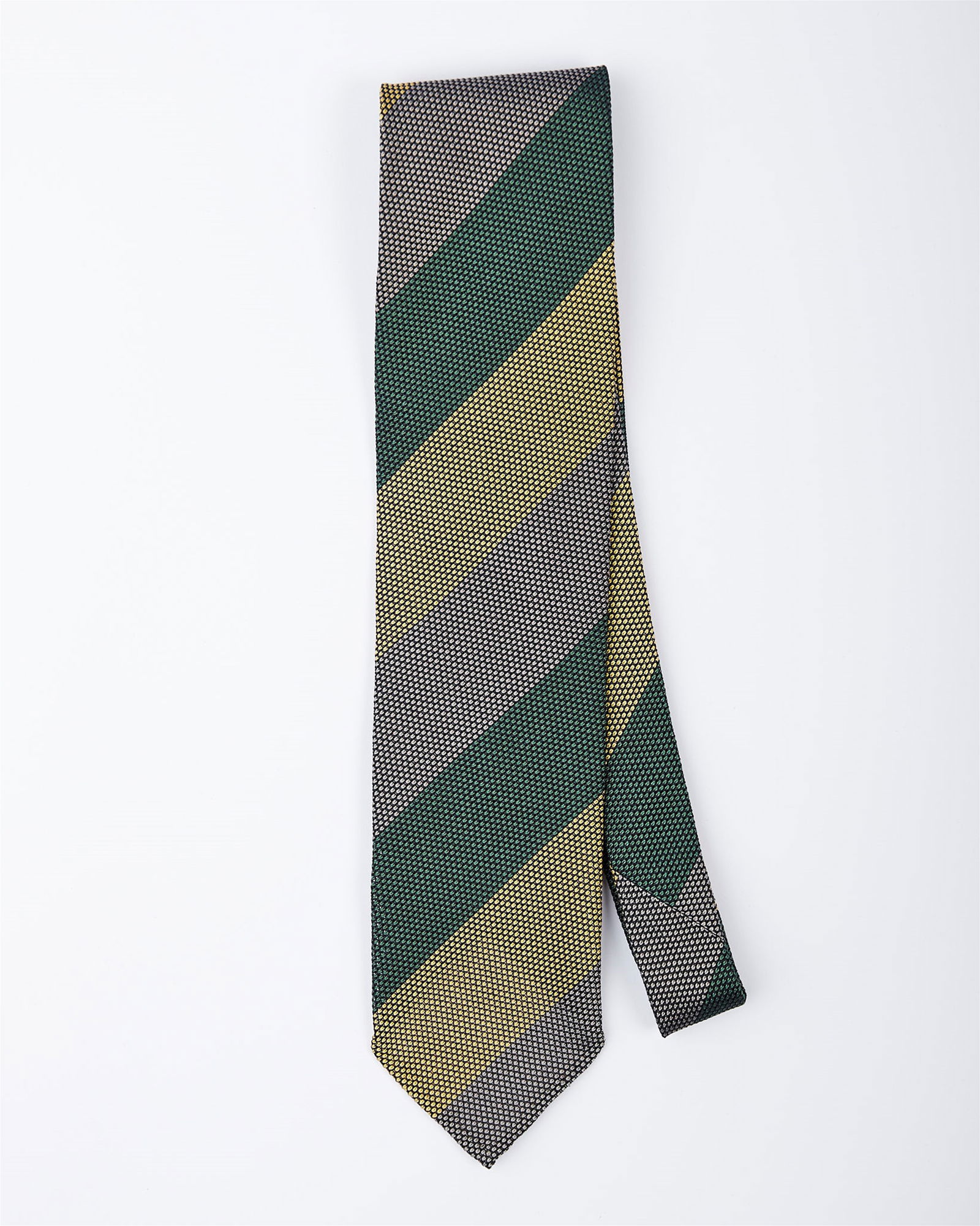 Grenadine Stripe Green - Ties - Cavour